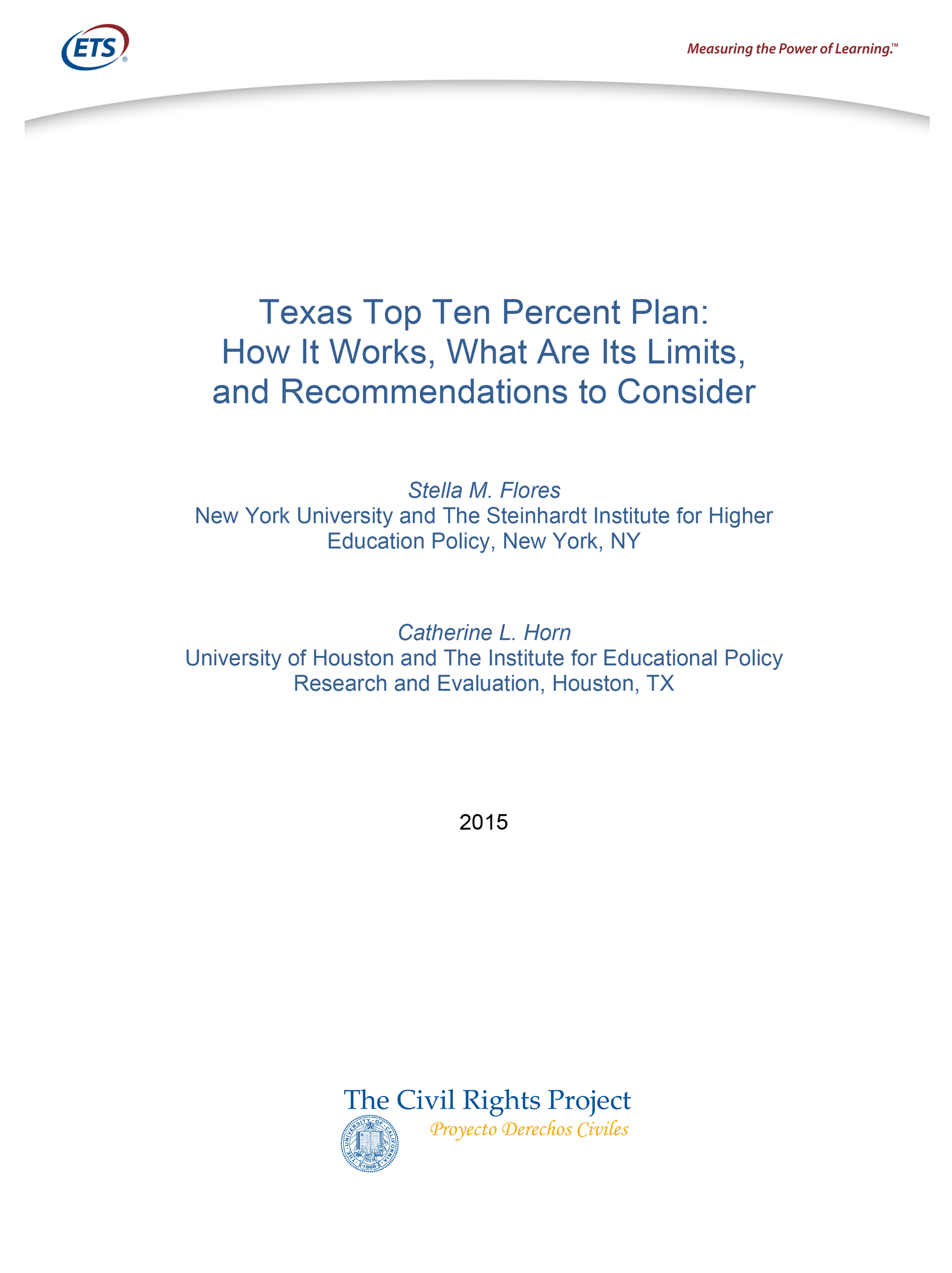 Texas Top Ten Percent Plan: How It Works, What Are Its Limits, and ...